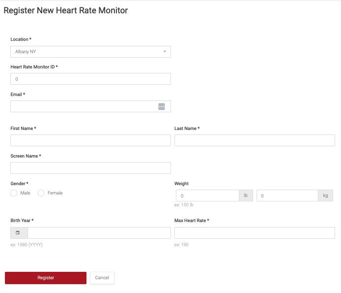 Heart Rate Profiles Page – PerformanceIQ