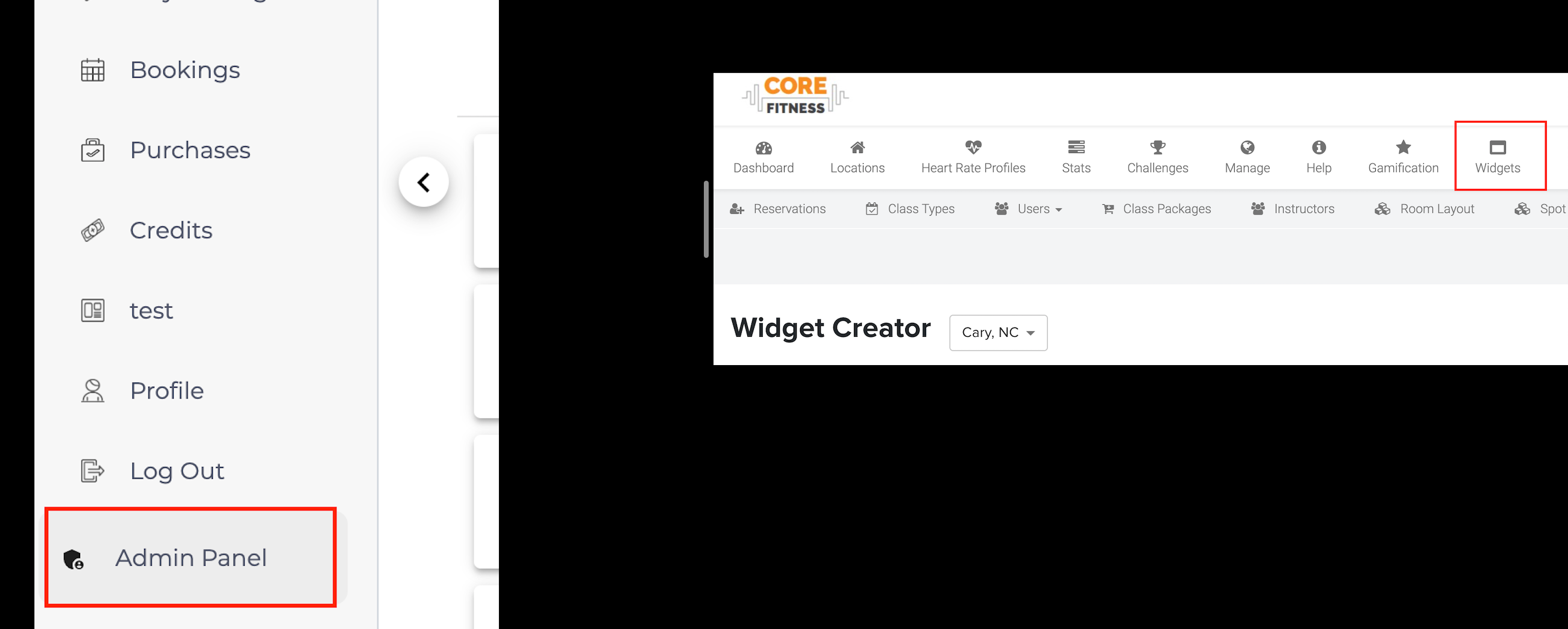 Widgets Page – PerformanceIQ